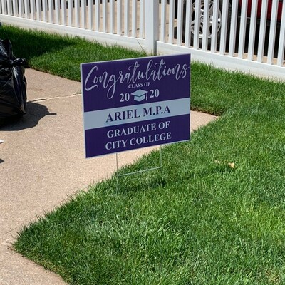 Graduation Lawn Signs, Yard Signs, Outdoor Lawn Decorations, Lawn ...
