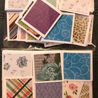 50 Mini Note Cards 2x2 Blank Lunch Box Notes Small Tiny Note Card Set ...