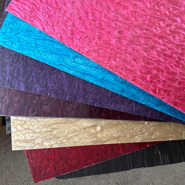 Acrylic (PMMA) Opaque Color Sheet, 3.0mm Thickness (.118") - Pale Pink ...