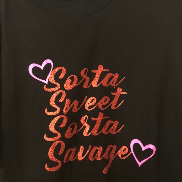 Sorta Sweet Sorta Savage Svg Funny Svg Sarcastic Svg Mom Svg Funny Svg ...