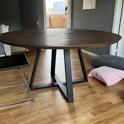 Dining Table Leg for ROUND EXTRA LARGE Table Top,industrial Style Table ...