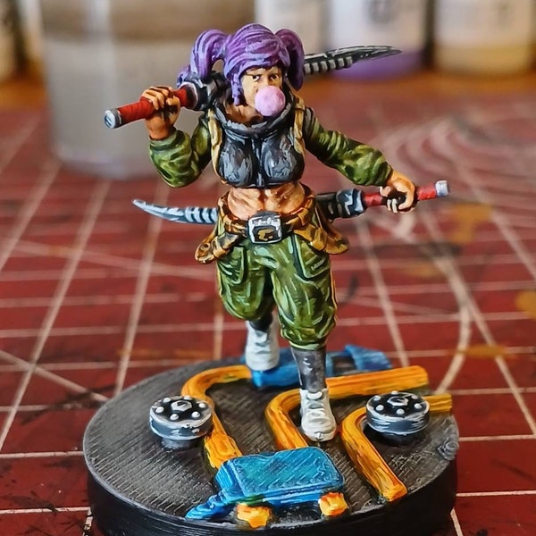 Dorae Resin Miniature Dnd Mini Survivor Anime Mini RN Estudio - Etsy