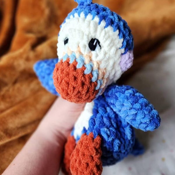 Prim the Mini Puffin Crochet Pattern, Digital Low Sew Pattern, Instant ...