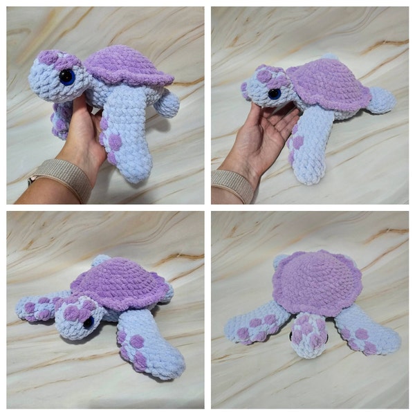 CROCHET PATTERN: Thea the No Sew Sea Turtle - Etsy
