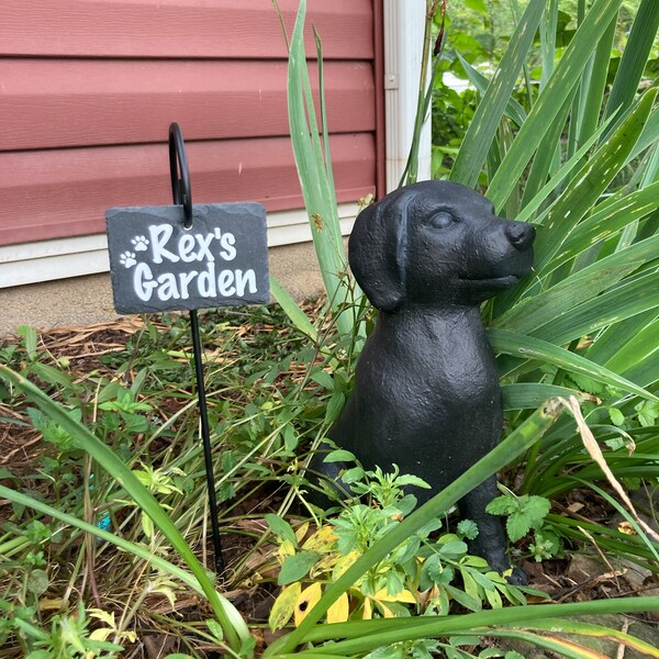 Pet Garden Marker, Pet Memorial, Memorial Garden, Garden Sign, Weather ...
