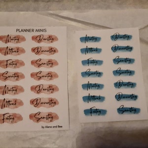 Zahlen Datum Sticker Daten Aufkleber und Sticker für ALLE - Etsy.de