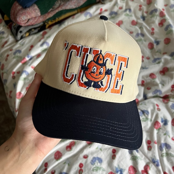 90s Vintage Style Syracuse University Streetwear Snapback Gameday Hat ...