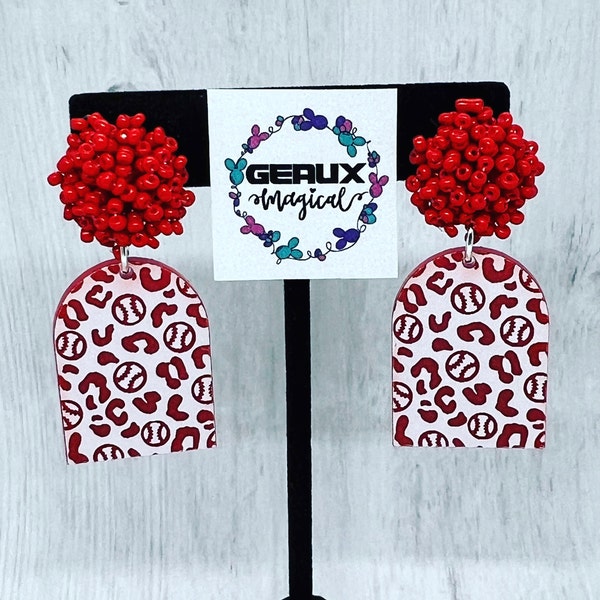 Baseball Earring Bundle, Laser Cut Earring File, Earring SVG, Jersey ...