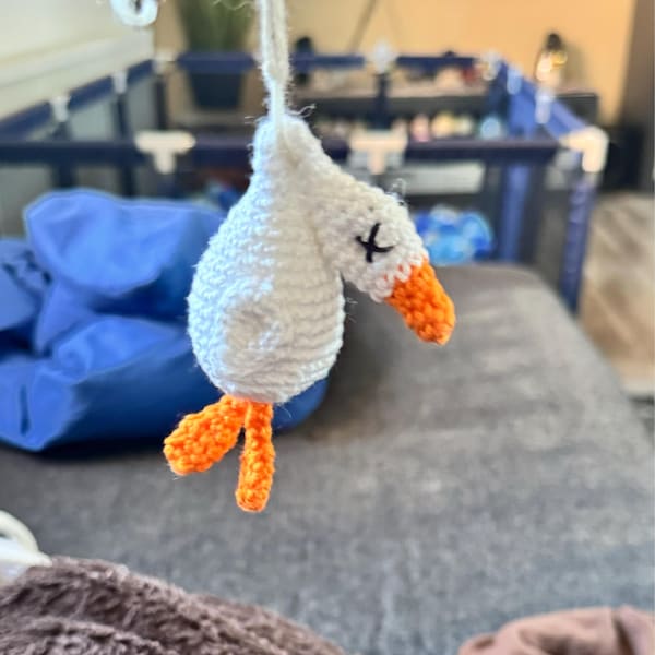 Hanging Goose Crochet Pattern, Amigurumi Goose - Etsy