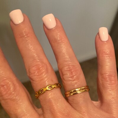 Classic Gold Stackable Rings, 14k Gold Filled, Gold Stacking Rings ...