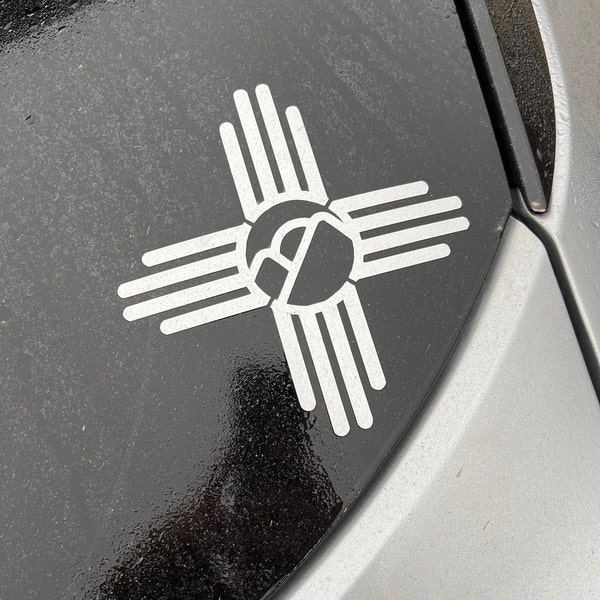 New Mexico Zia Symbol Decal: State Pride Sticker - Etsy