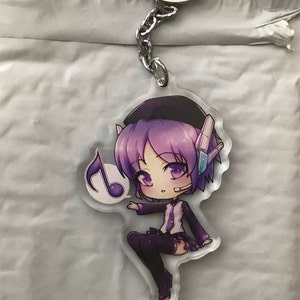UTAU Acrylic Charm Teto Kasane Keychain Defoko Charm Uta Utane Charm ...