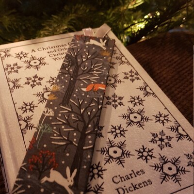 Winter Woodland Bookmarks - Etsy UK