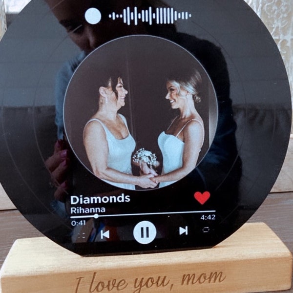 Custom Acrylic Song Plaque, Couple Our Favorite Song Vinyl Record ...