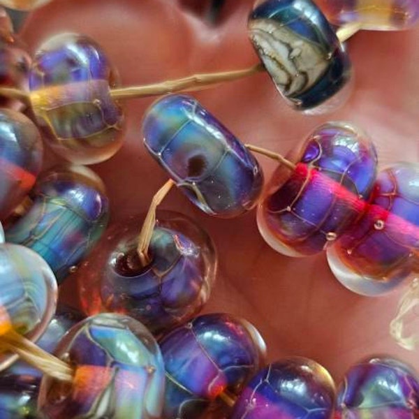 Silverglass Orphans, Artisan Lampwork Glass Beads, SRA, UK - Etsy