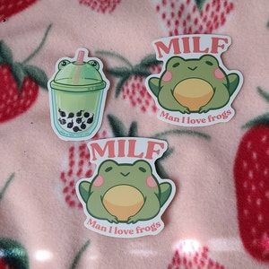 Country Toad Vinyl Sticker - Etsy