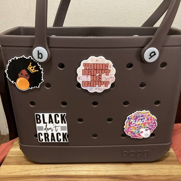 Dope Black Girl Purse Charms for Your Bogg Bag, Original and Baby Bogg ...