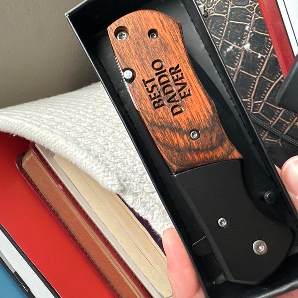 Dad Pocket Knife, Dad Gift, Best Dad Gift, Father’s Day Gift, #1 Dad ...