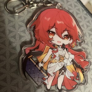 Bennett and Razor Keychains Genshin Impact Arcylic Charms - Etsy