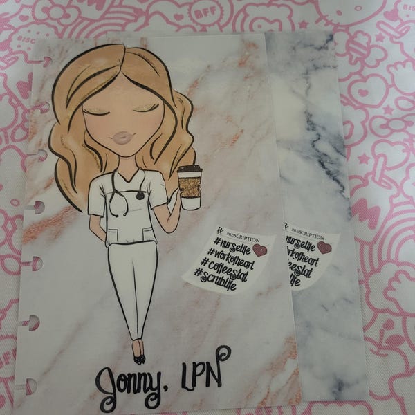 Summer, Tropical Happy Planner Covers. Beach, Pineapple, Girl, Floral ...