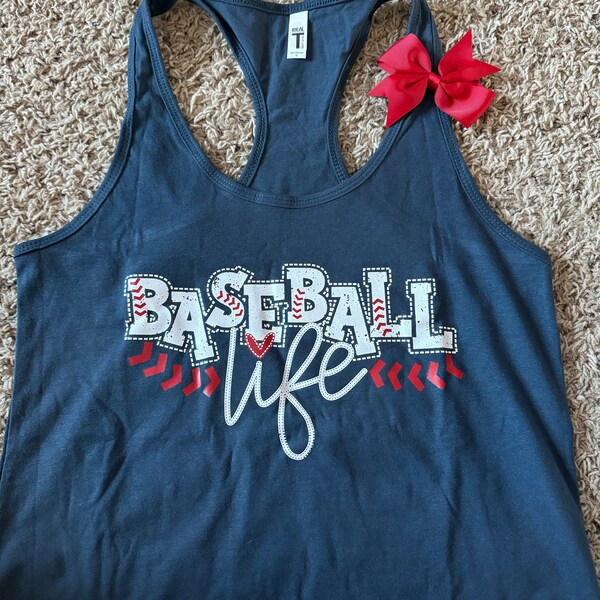 Baseball Life Tank - Baseball Mom Shirt - Sports Mom Tank - Baseball ...
