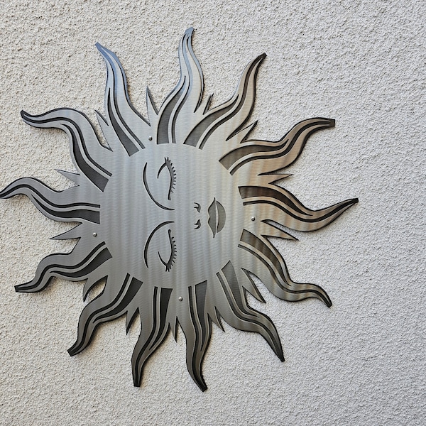 Sun in Splendor Metal Wall Art: Southwest Decor - Etsy