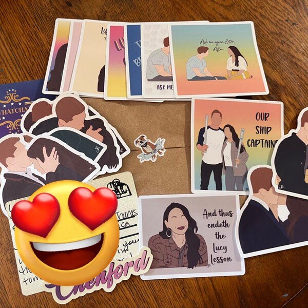 The Rookie Stickers - Chenford Romance Collection - Tim Bradford, Lucy ...
