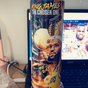 Lebron James Tumbler Wrap / Special Edition Fan Tumbler, 20oz Tumbler ...