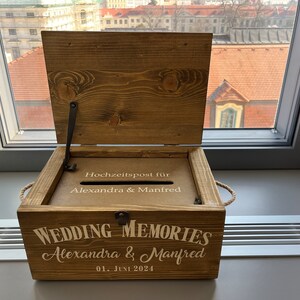 Wedding Card Box, Post Box, Keepsake Box, Treasure Chest, Wedding Card ...