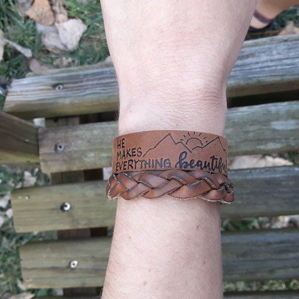 Engraved Leather Journal Aslan Course He Isn't Safe, but He's Good the ...