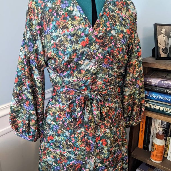 Mina Wrap Dress PDF Sewing Pattern | EU34-48 | Beginner-friendly - Etsy