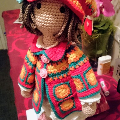 Crochet Pattern for Doll RHONDA, Pdf deutsch, English, Français ...