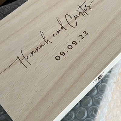 Personalised Couples Names Wedding Gift Keepsake Box, Personalized ...