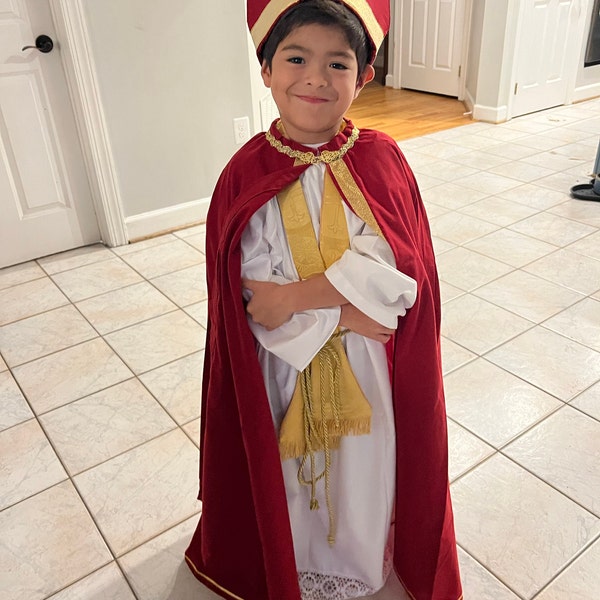 Saint Nicholas Costume for Boys - Etsy