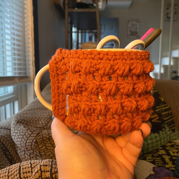 Pumpkin Mug Sweater Crochet PATTERN - Etsy