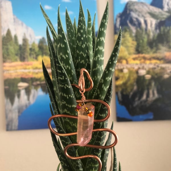 Evil Eye Copper Plant Trellis / Evil Eye Decor / Crystal Plant Trellis ...