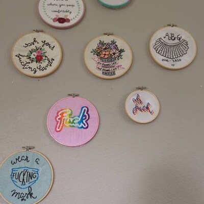 Ruth Bader Ginsburg Beginners Embroidery Kit RBG Dissent - Etsy