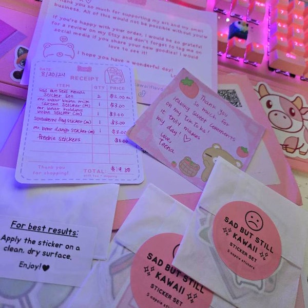 Retro Dreamy Aesthetic Memopad 50 Sheets Pastel Pink, Notepad ...