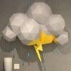 Cloud Storm Papercraft Scenography 3D Papercraft Build Your Own Low ...