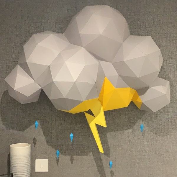 Cloud Storm Papercraft - Scenography - 3D Papercraft - Build Your Own ...