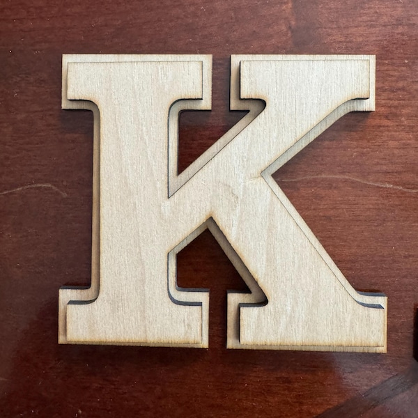 V5 - Double Stacked Block Wooden Greek Alphabet Letter Word for ...