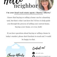 Hello Neighbor Marketing Letter for Realtors and Lenders Real Estate ...