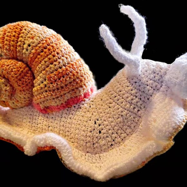 Add-on Round Snail Shell for Giant and Medium Snails Crochet Pattern by ...