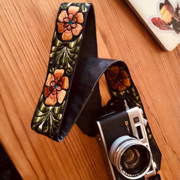 Leather Camera Strap, Colorful Camera Strap, Gift Photographer, Gift ...