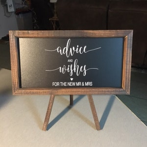 Wedding Advice Sign Template, Printable Advice Cards, Wedding Signs ...