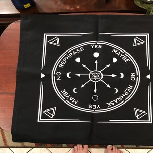 Pendulum Cloth, Divination Map, Pendulum Mat, Dowsing, Pendulum Chart ...