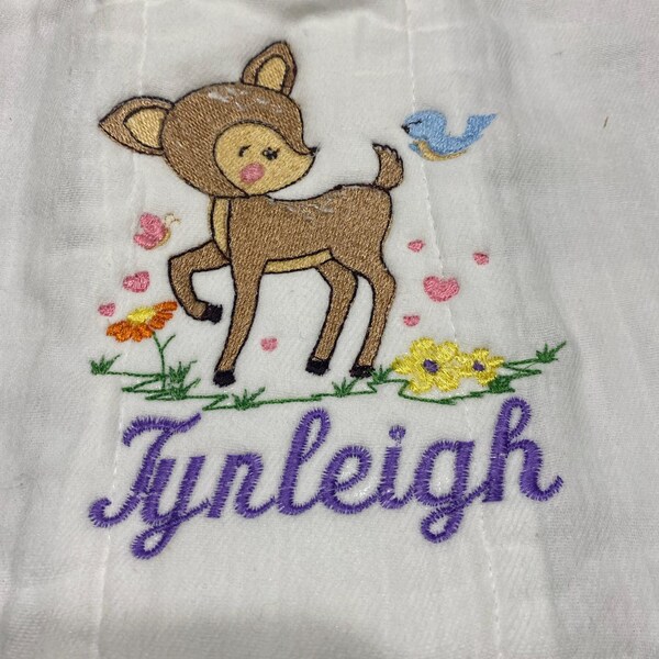Cute Girl Bear Embroidery Design, Animal Embroidery Design, Baby ...