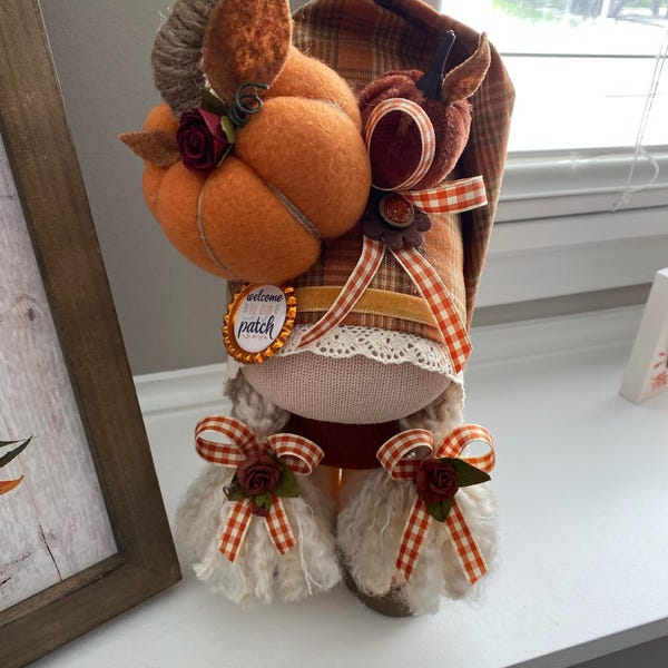 Farmhouse Sunflower Gnome and Cow Sunflower Hat Tiered Tray Gnome ...