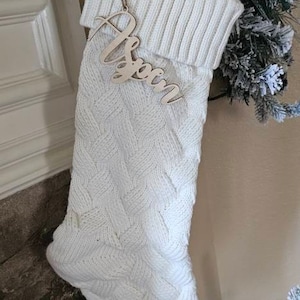 Custom Stocking Tags Names for Stockings Personalized Stocking - Etsy