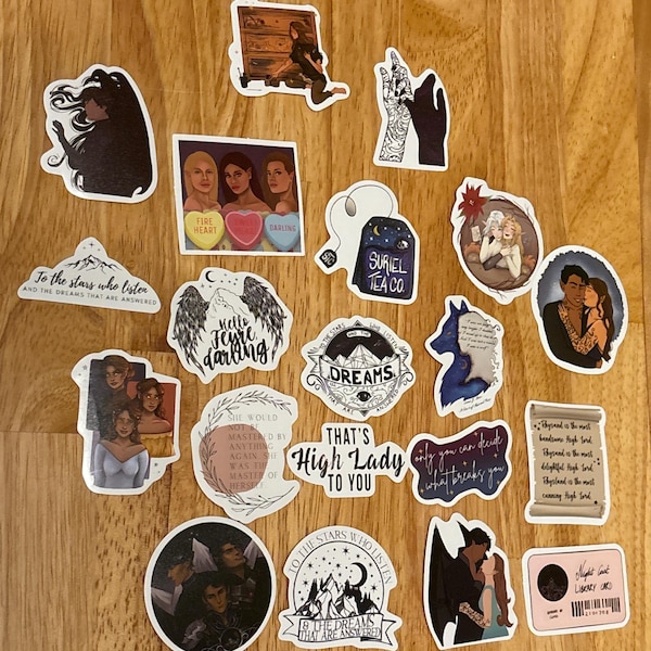 Onyx Storm Themed Sticker Set - Etsy